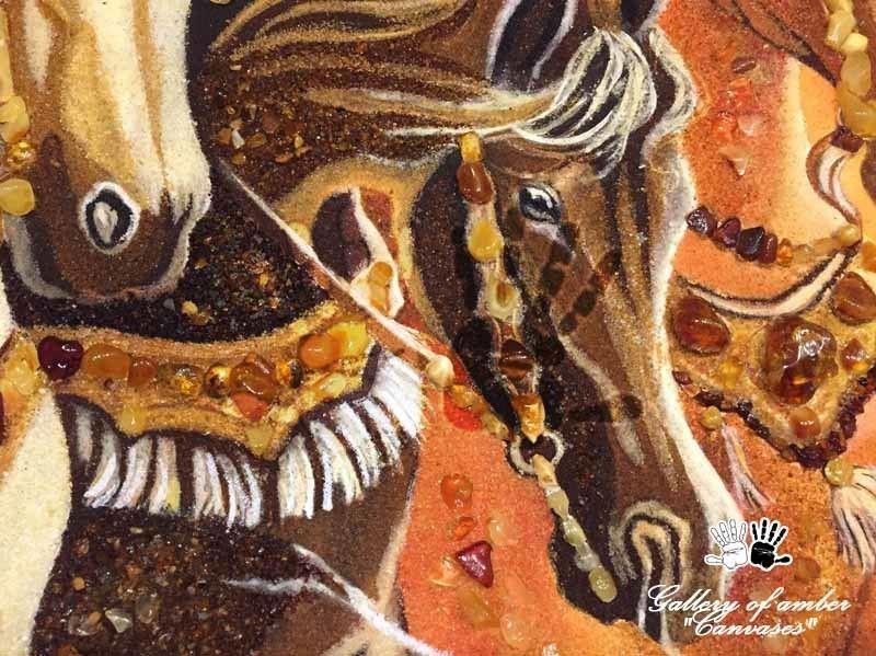 Amber canvases - AmberArt. Paintings and amber products